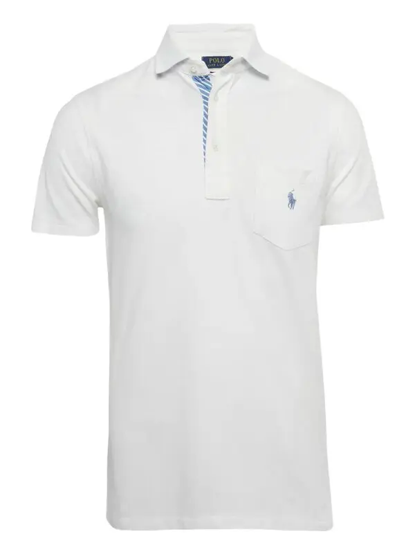 Polo Ralph Lauren Slim-fit Pocket Polo Shirt - White