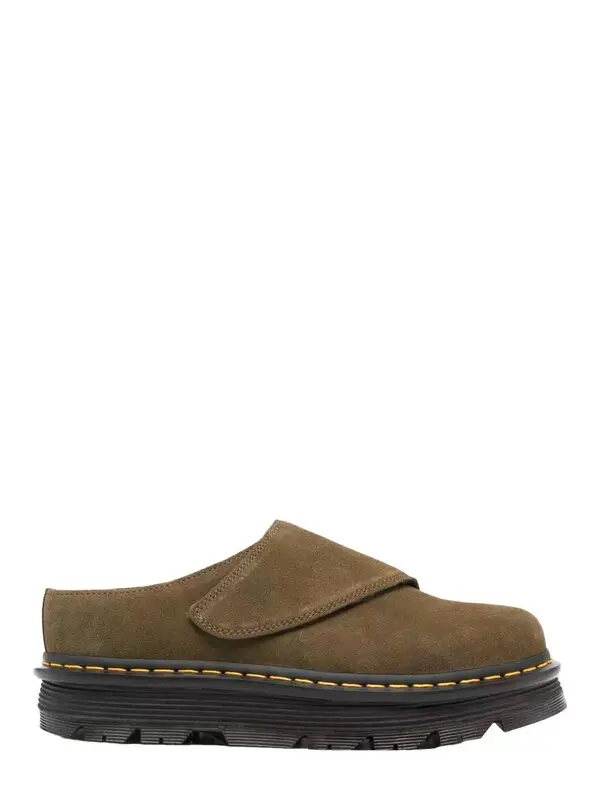 Dr. Martens Zebzag Anywair Suede Mules - Brown