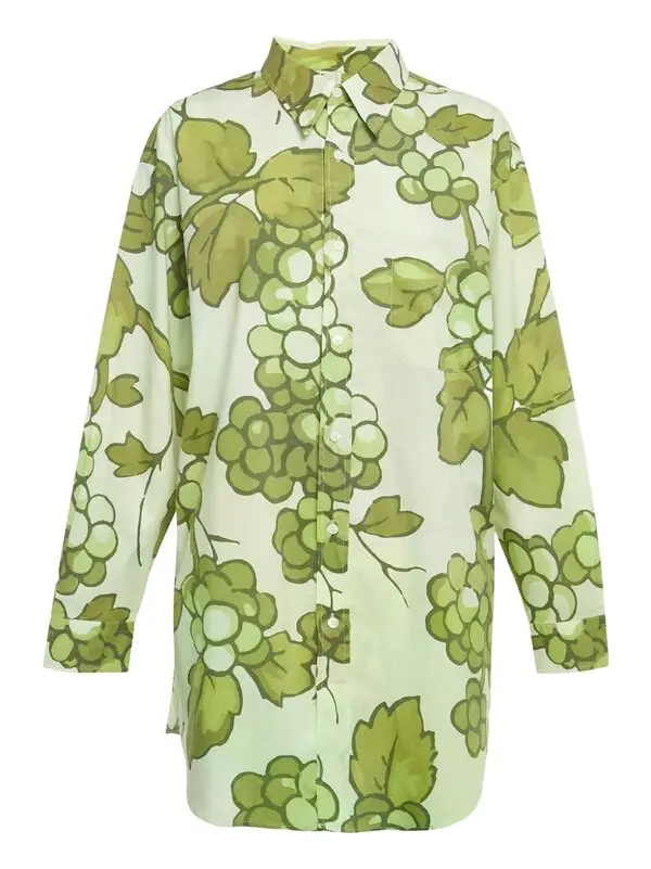Etro Grape-print Shirt - Green