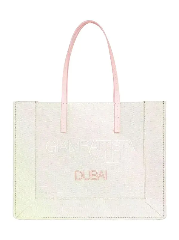Giambattista Valli Logo-print Tote Bag - Neutrals