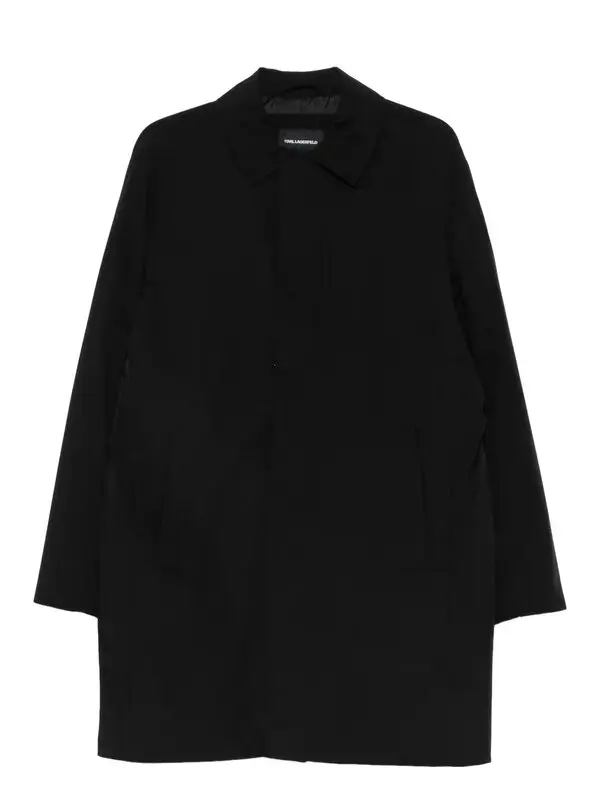 Karl Lagerfeld Sid-pocket Coat - Black