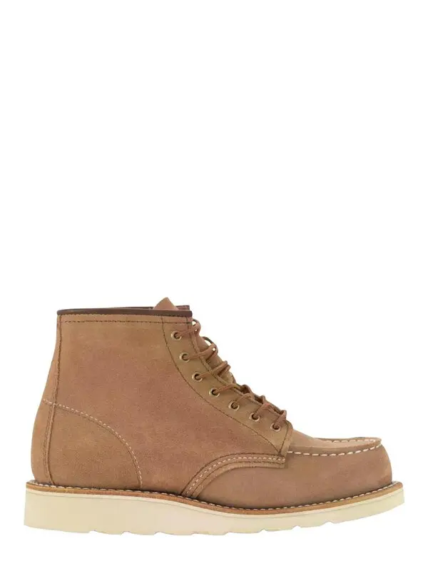 Red Wing Classic Moc Leather Ankle Boots - Brown