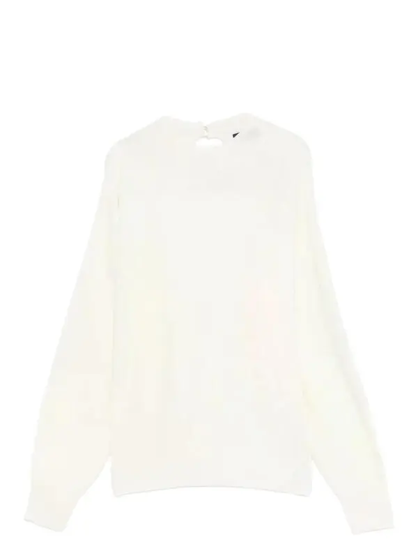 Liu Jo Ribbed Pullover - White