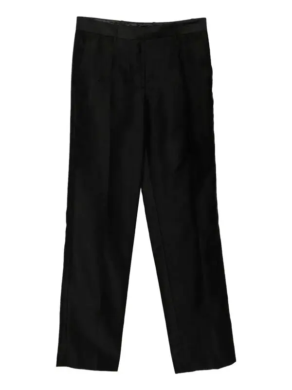 Helmut Lang Slubby Organza Trousers - Black