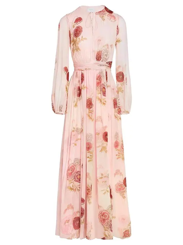 Giambattista Valli Floral Maxi Dress - Pink
