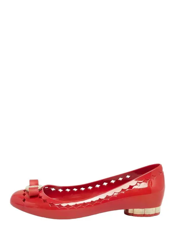 FERRAGAMO Vara Bow Flats - Red