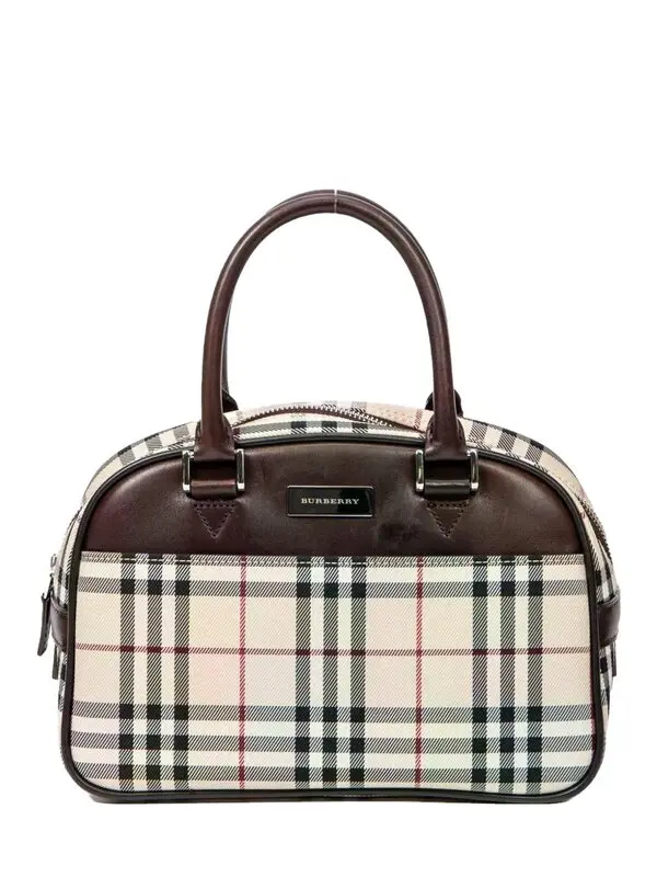 Burberry 2000 House Check Tote - Neutrals