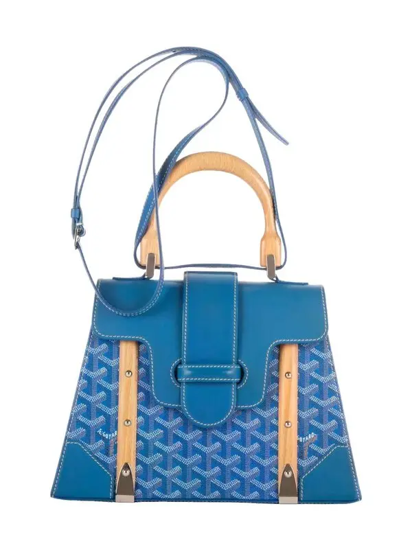 Goyard Saigon Pm Patterned Tote Bag - Blue