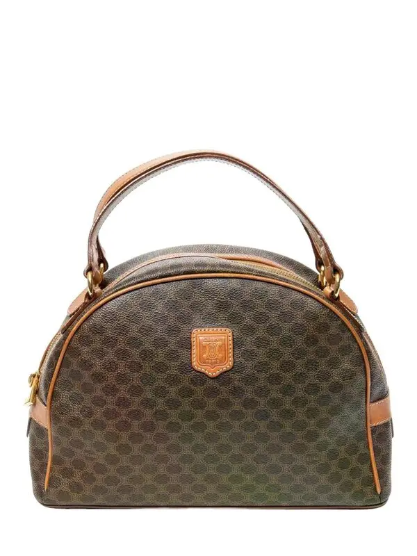 Celine Dome Bowler Printed Tote Bag - Brown