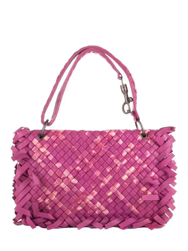 Bottega Veneta Leather Tote Bag - Pink