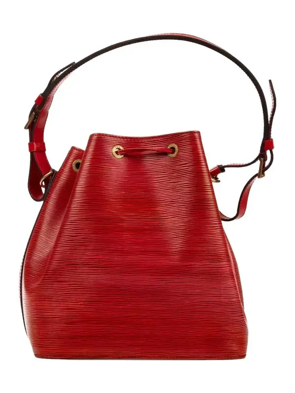 LOUIS VUITTON Petit Noé Bucket Bag - Red