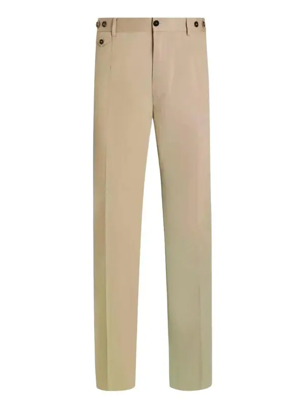 Dolce & Gabbana Button-fastening Trousers - Neutrals