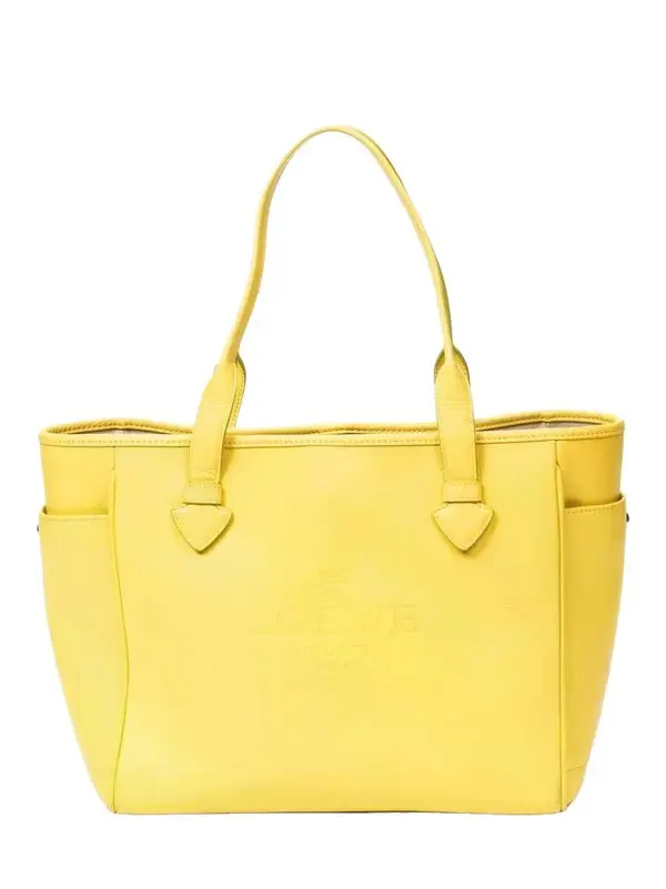 Loewe Embossed Logo Tote - Yellow