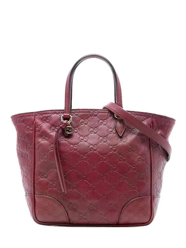Gucci Small Sima Bree Satchel - Red