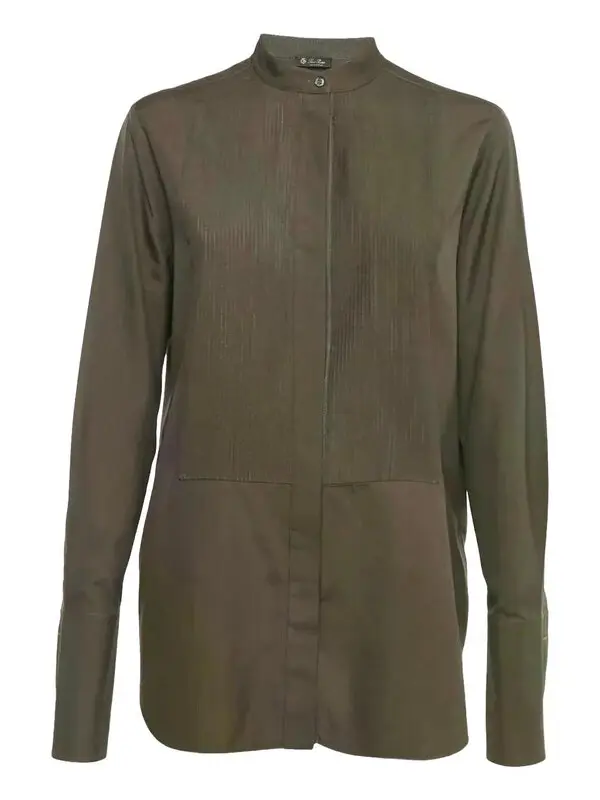 Loro Piana Carissa Long-sleeve Shirt - Green