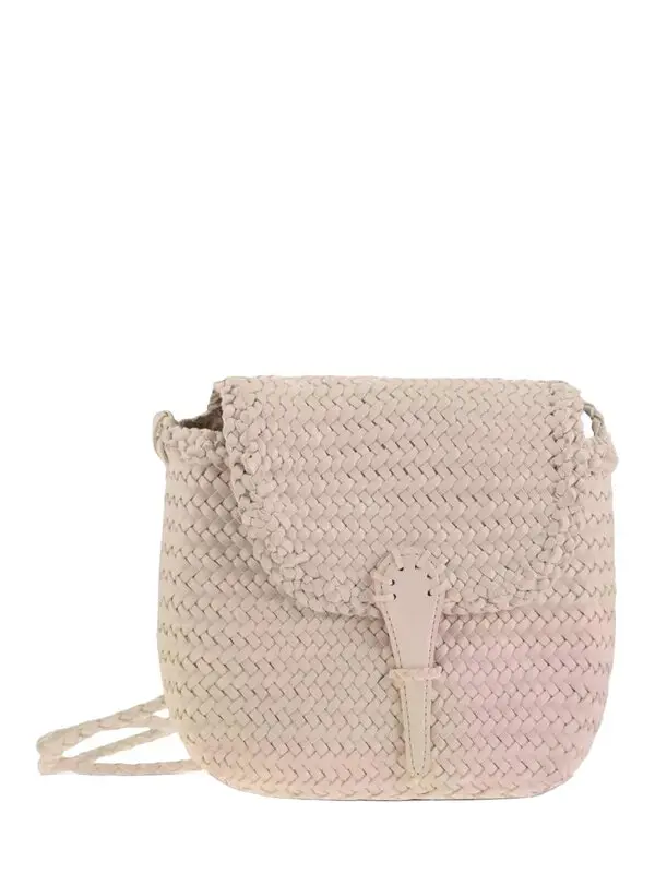Dragon Mini City Woven Cross Body Bag - Neutrals