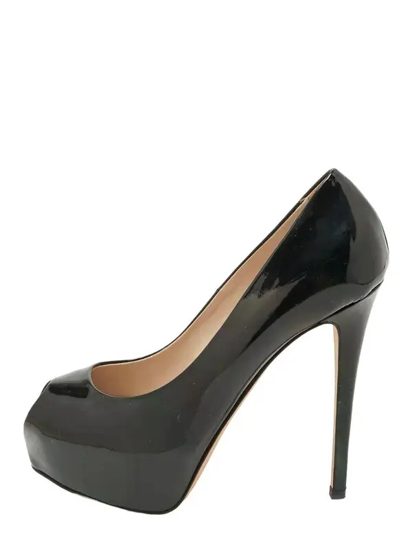 LE SILLA Gabry Peep Toe Pumps - Black
