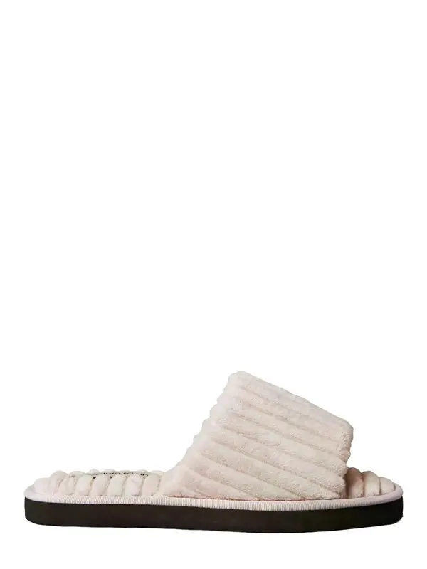 Calvin Klein Ribbed Slippers - Pink