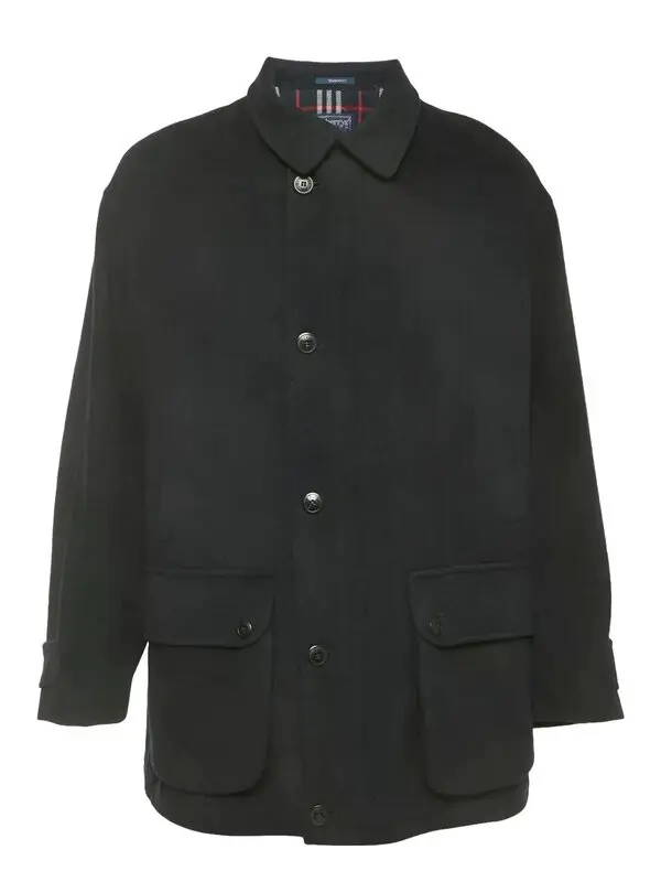Burberry Button-front Coat - Blue