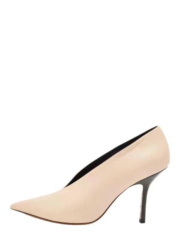 Celine Leather Pointed Pumps - Neutrals
