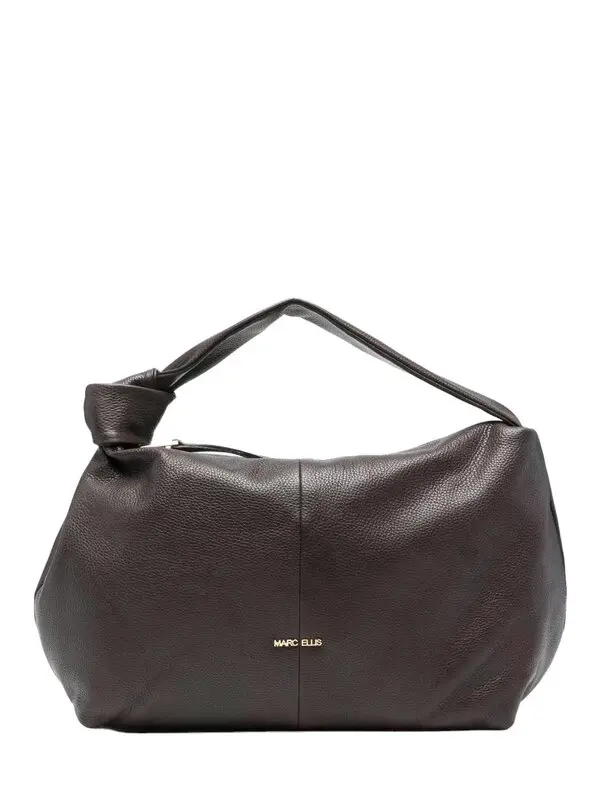 MARC ELLIS Leather Angie Knot Tote - Brown