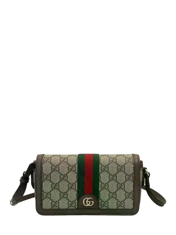Gucci Ophidia Mini Shoulder Bag - Neutrals