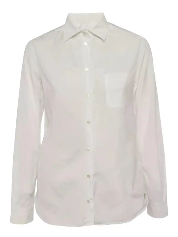Max Mara Buttoned Cotton Shirt - White