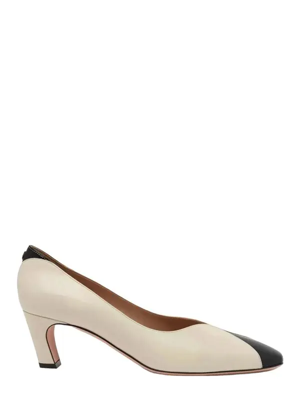 Bally 55mm Sylt Leather Pumps - White