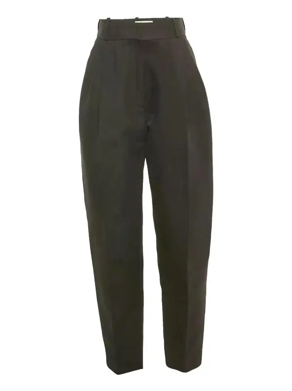 Alexander McQueen Sculptural Cotton Trousers - Grey
