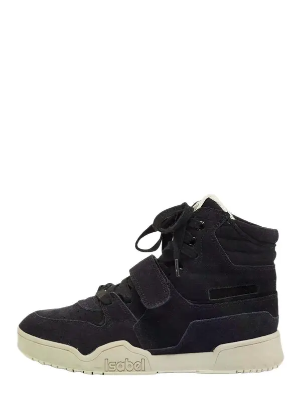 Isabel Marant Étoile Alsee Suede High-top Sneakers - Black