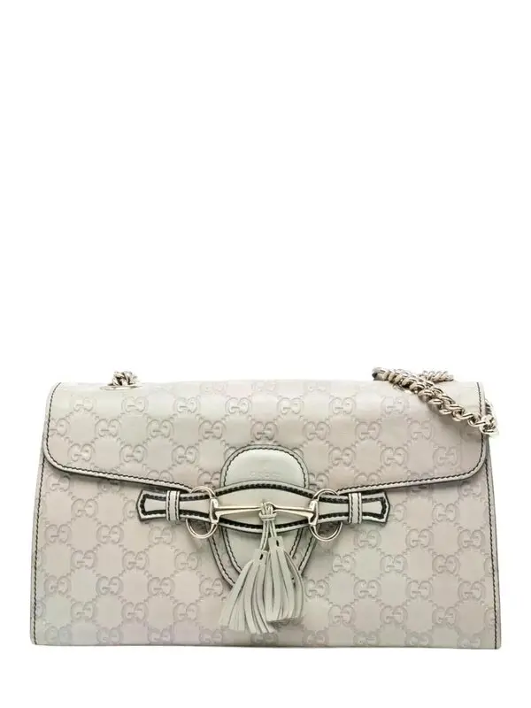 Gucci Medium Emily Shoulder Bag - White