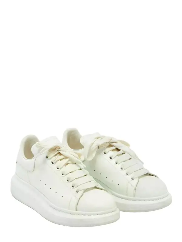 Alexander McQueen Leather Sneakers - White