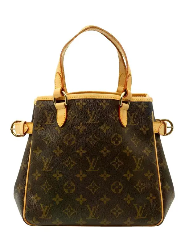 LOUIS VUITTON 2008 Monogram Batignolles Vertical Pm Handbag - Brown