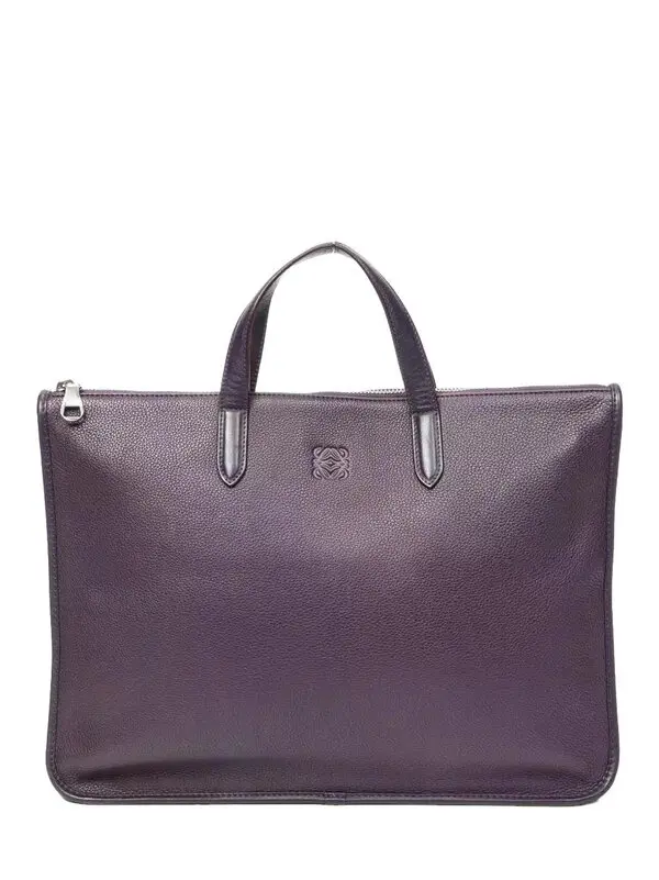 Loewe Business Zip Tote Bag - Purple