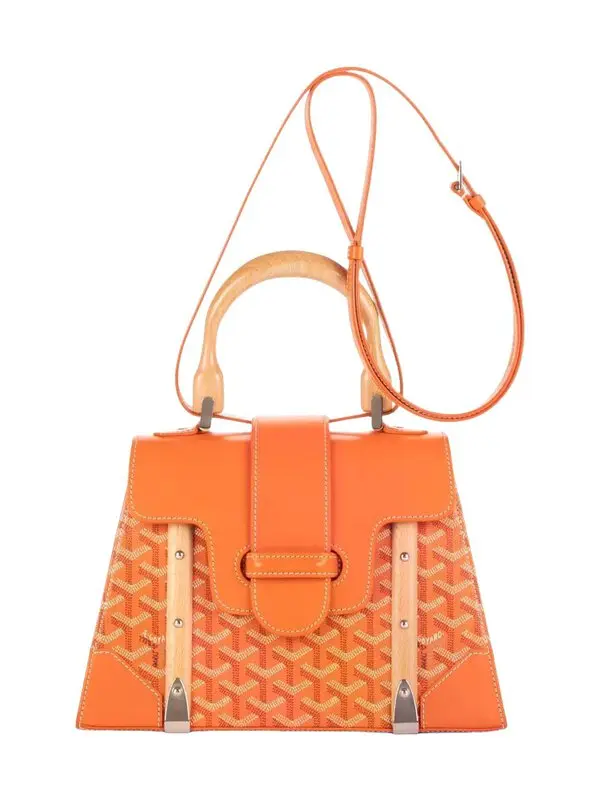 Goyard Pm Saigon Pattern Tote Bag - Orange
