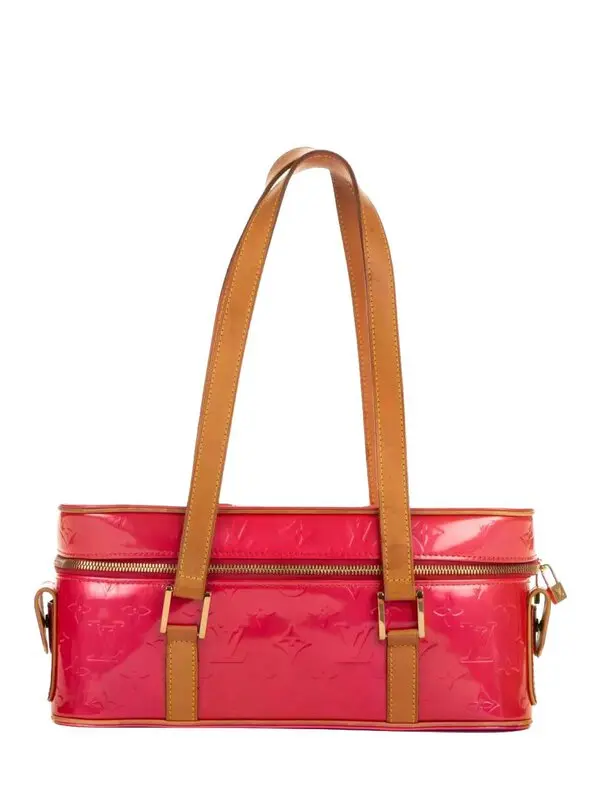 LOUIS VUITTON Sullivan Vernis Leather Shoulder Bag - Pink