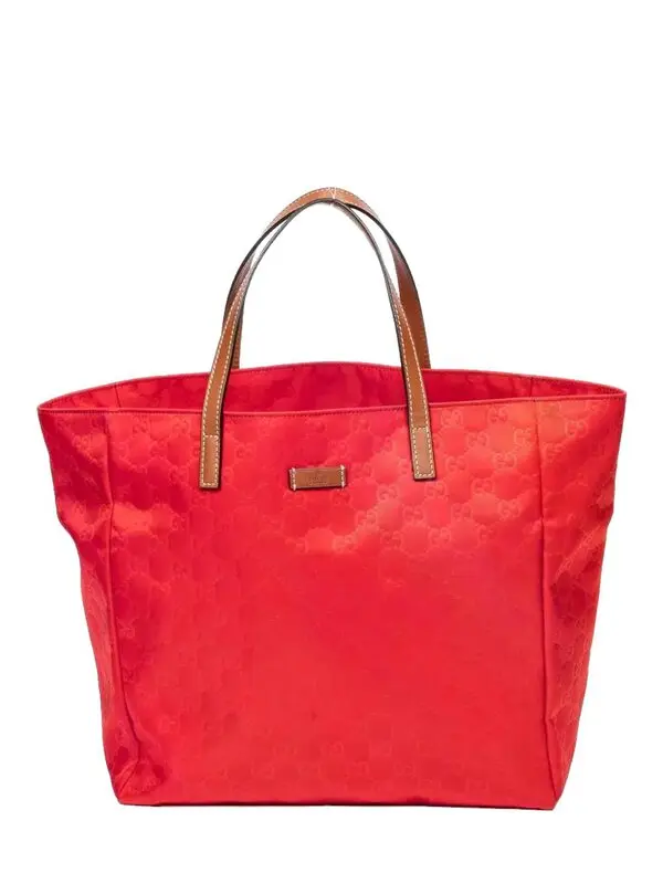 Gucci Monogram Tote Bag - Red