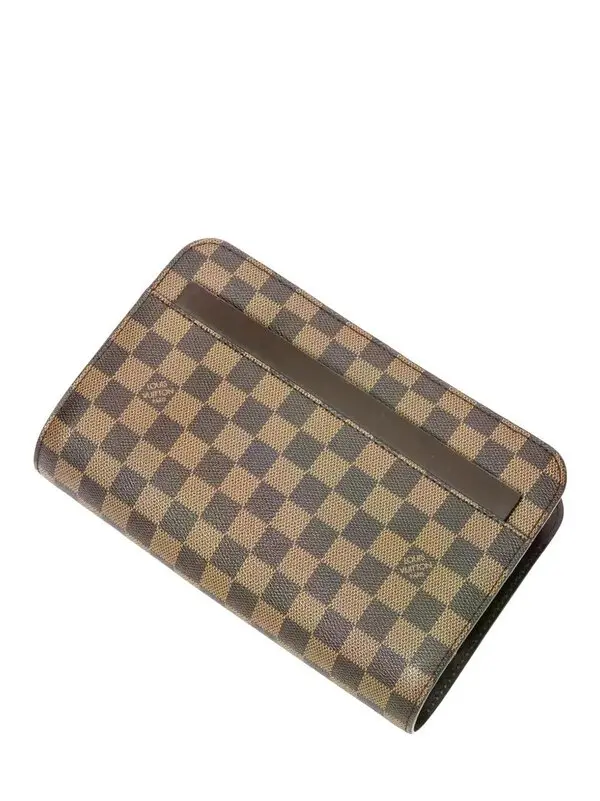 LOUIS VUITTON 2000 Saint Louis Clutch - Brown