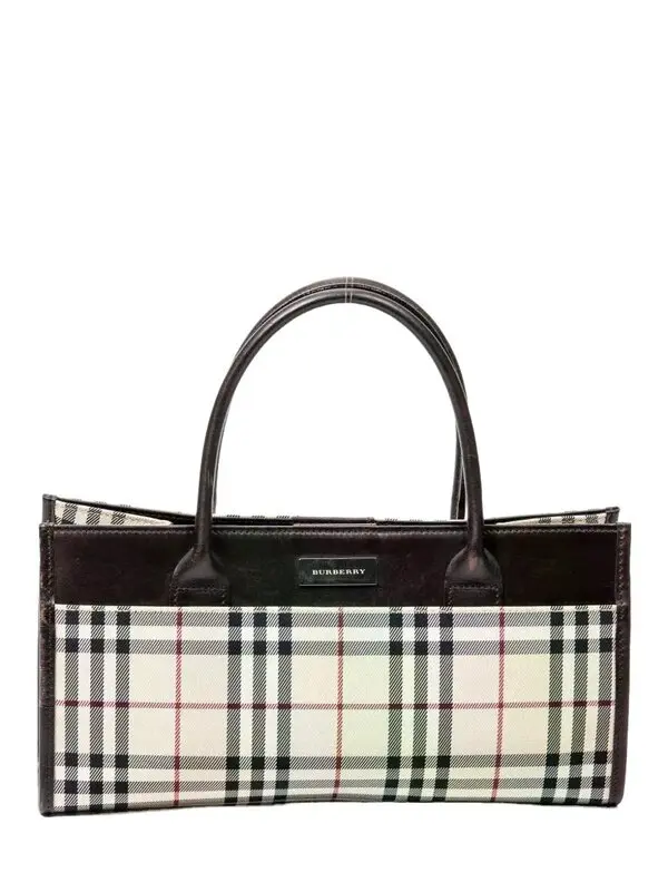 Burberry Check-pattern Handbag - Neutrals