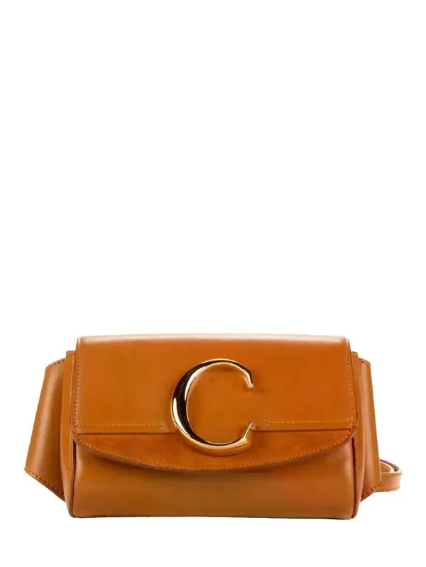 Chloé C Suede Belt Bag - Brown