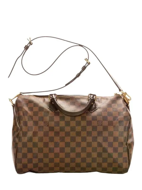 LOUIS VUITTON Speedy 35 Satchel - Brown