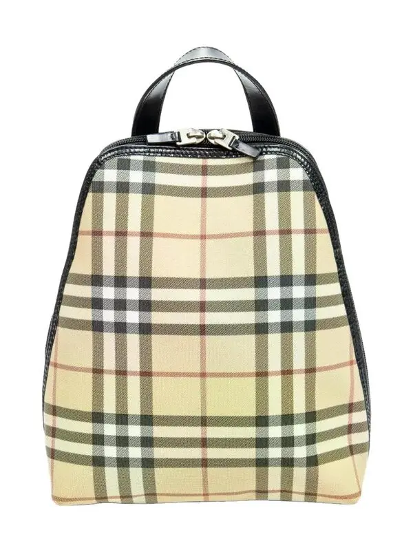 Burberry Checkered Backpack - Neutrals