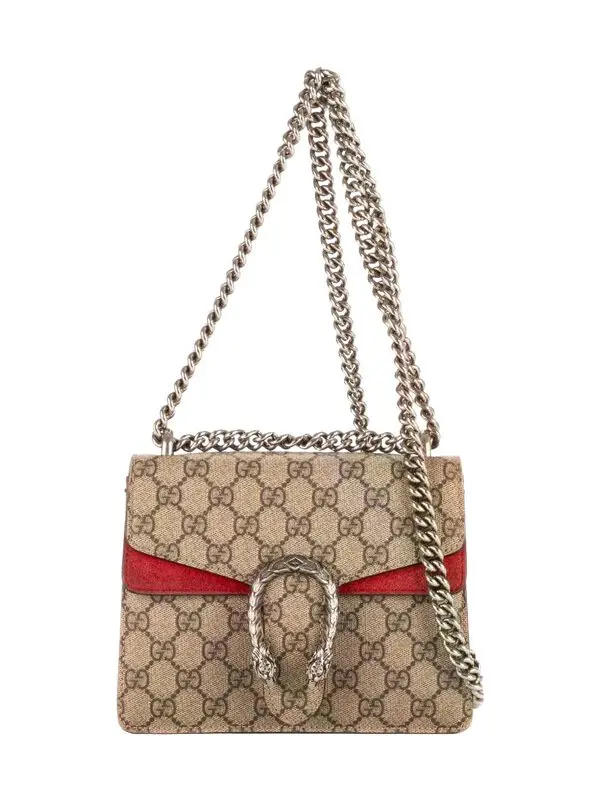 Gucci Monogram Shoulder Bag - Neutrals
