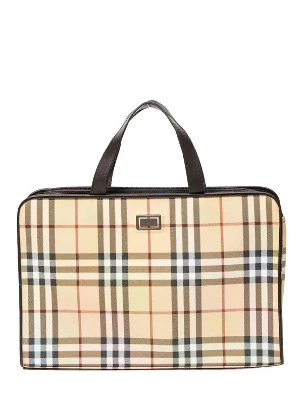 Burberry Check-print Tote Bag - Neutrals