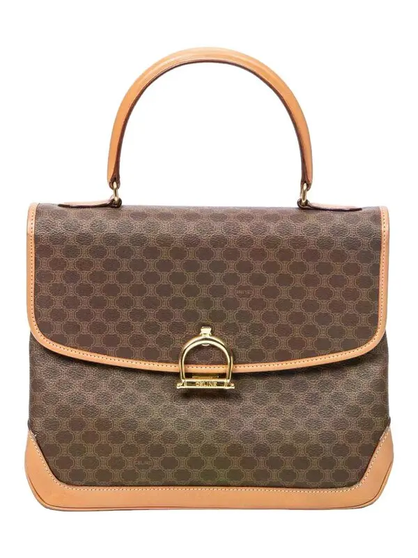 Celine Patterned Tote Bag - Brown