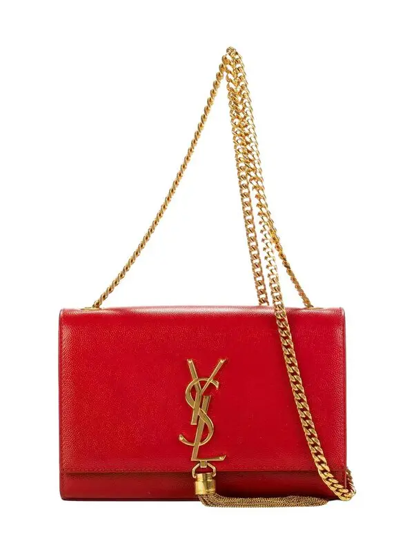 Saint Laurent 2010 Medium Kate Shoulder Bag - Red