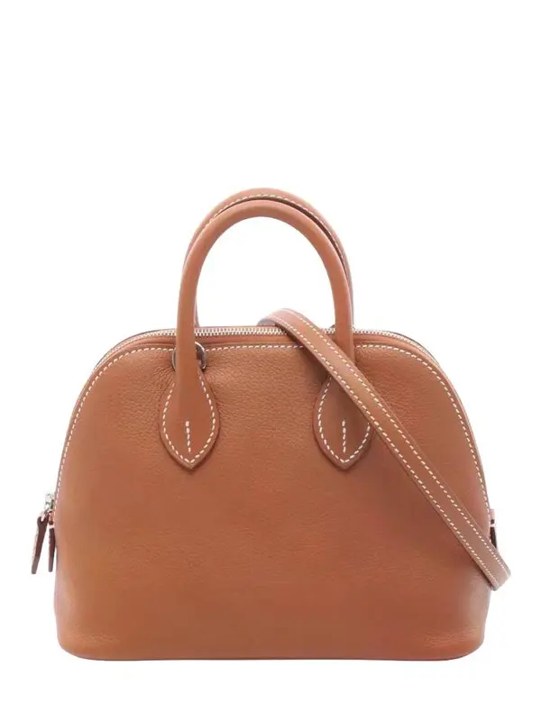 Hermès 1923 Mini Evercolor Bolide Satchel - Brown
