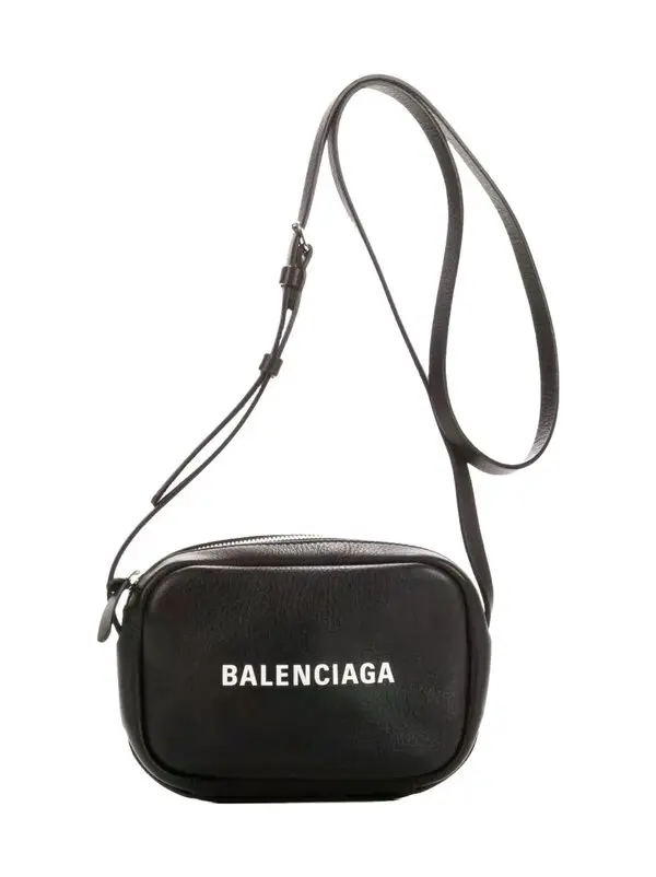 Balenciaga 2000s Logo-detail Shoulder Bag - Black