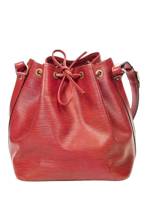 LOUIS VUITTON 1990 Noé Bucket Bag - Red