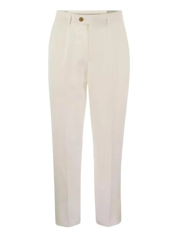 Brunello Cucinelli Button-up Trousers - Neutrals